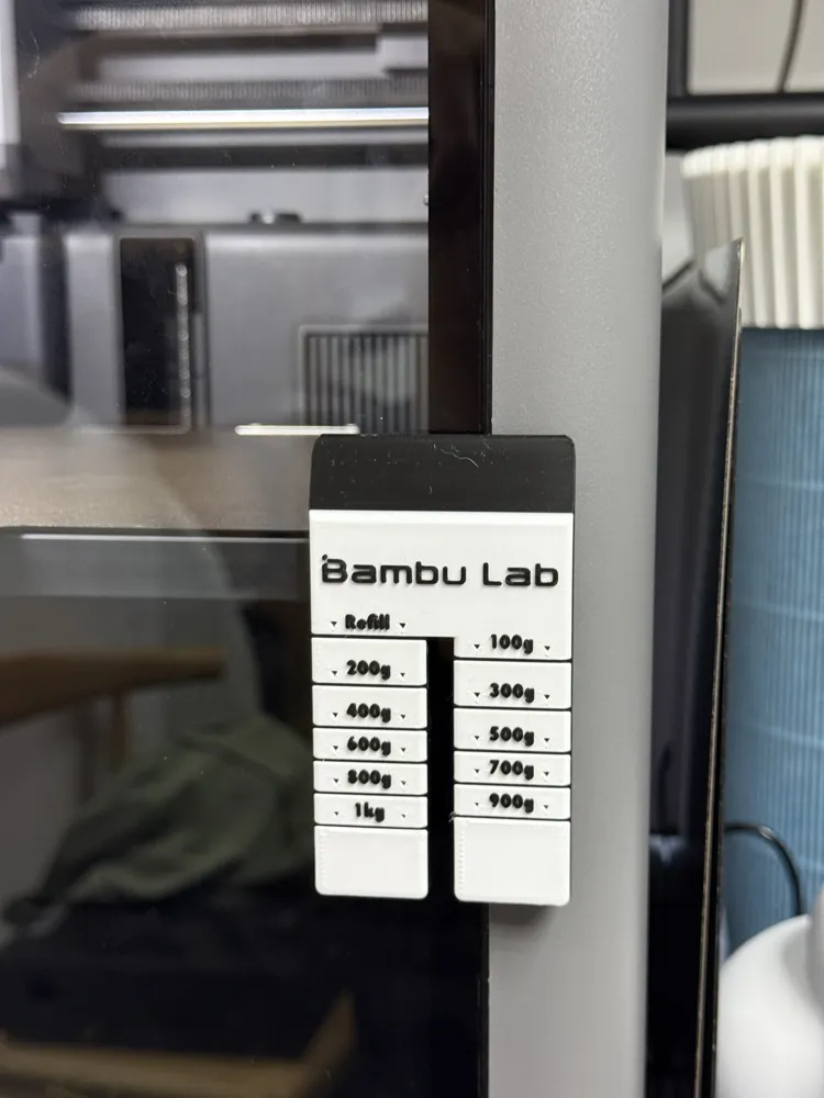 3-in-1 Filament Spool Gauge, Scraper & Handle - Free 3D Print Model ...