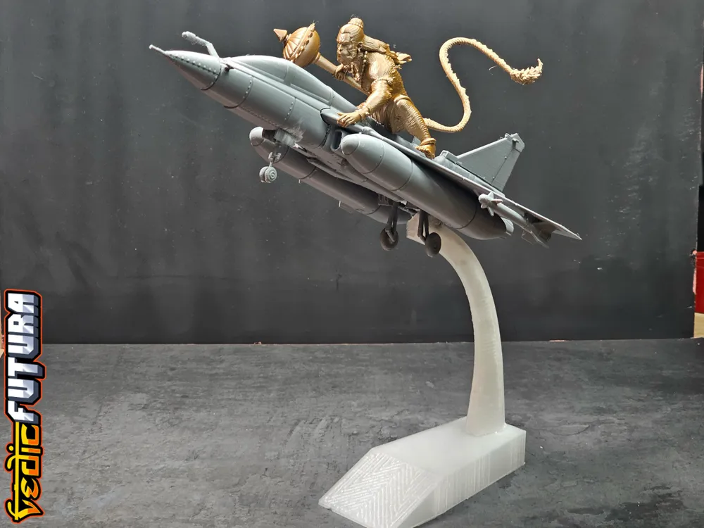 Indian LCA-Mk2 Tejas Fighter-Jet with Hanuman by VedicFutura MakerWorld ...