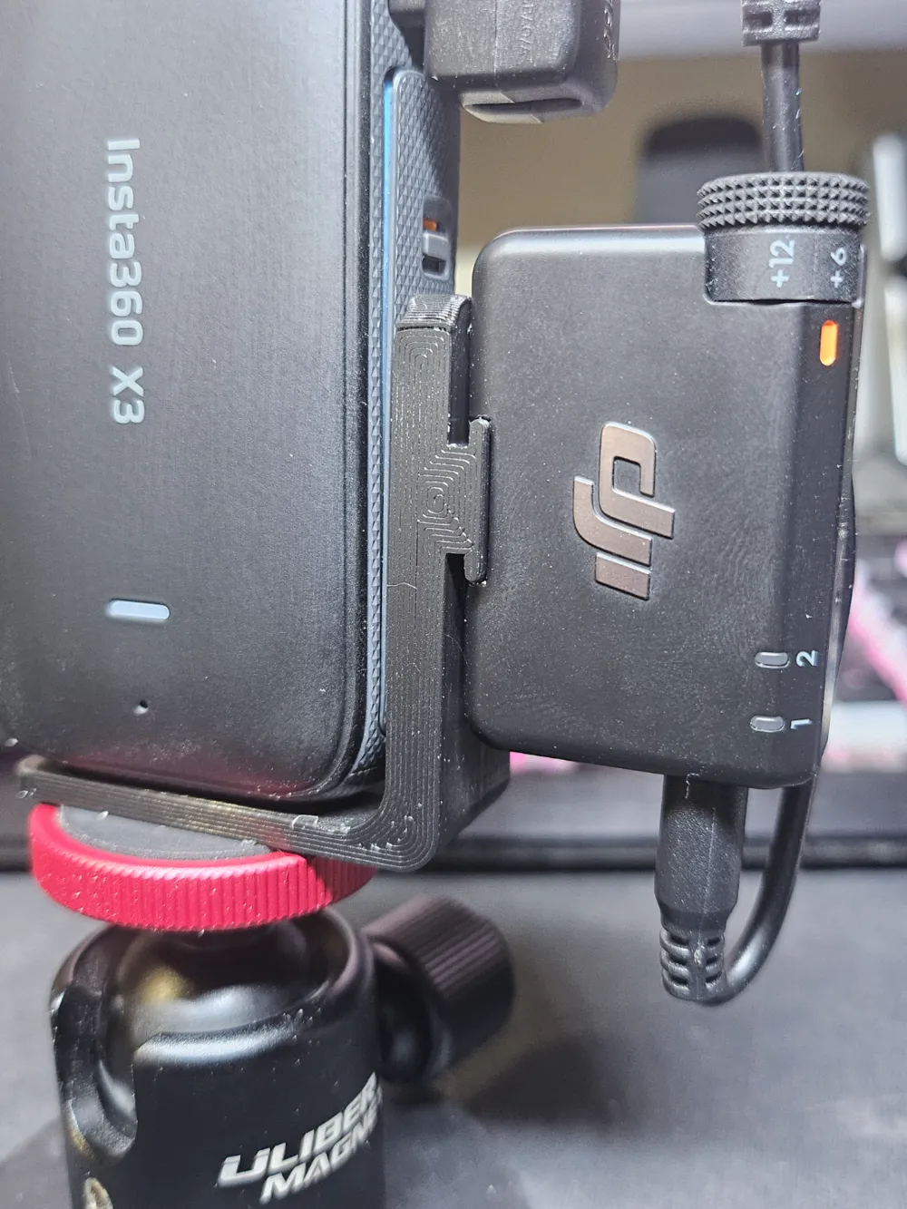 DJI Mic Mini Mount for Insta360 x3 by Ephemera3D MakerWorld: Download ...