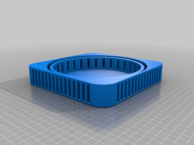 Mac Mini and Mac Studio Stand with air filter by Oliver1 - MakerWorld