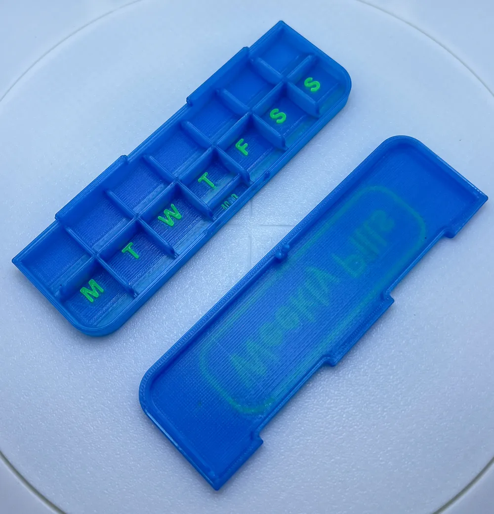 New Dimension Weekly Pills Conteiner by guarisal - MakerWorld