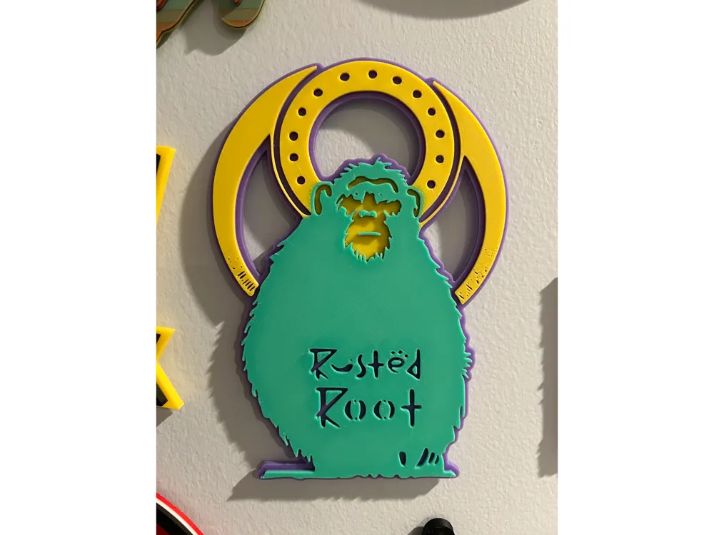 Rusted Root Christ Monkey Wall Art by Richie Rich Richie Rich - MakerWorld