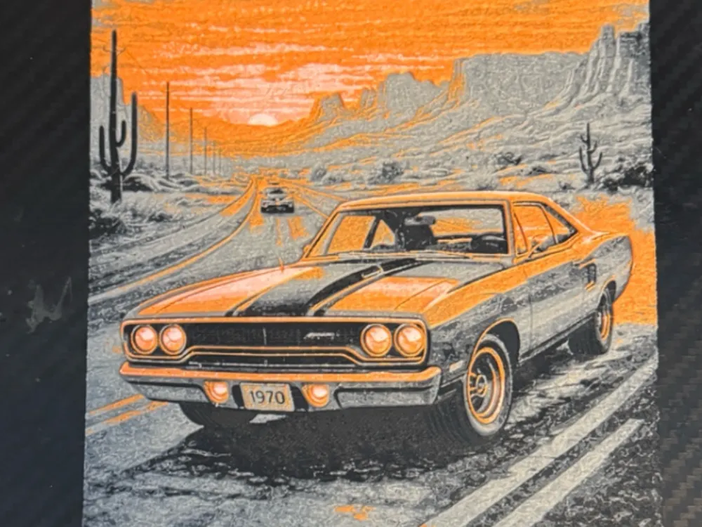 1970 Dodge Challenger, Desert Run HueForge - Free 3D Print Model ...