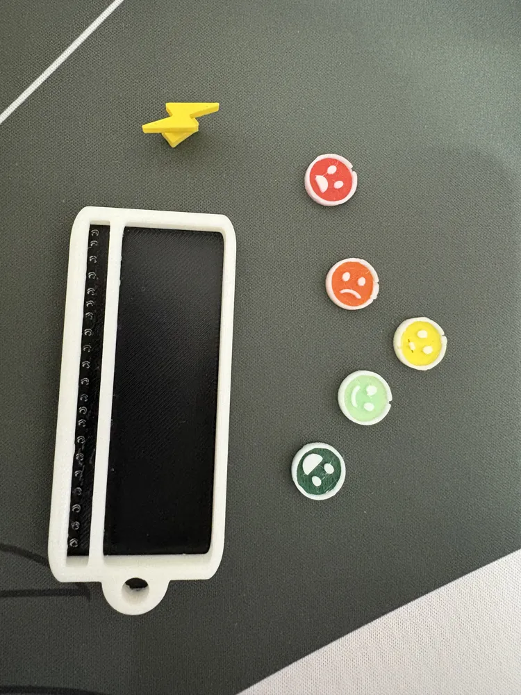 Mood Meter Keychain by genampph MakerWorld: Download Free 3D Models