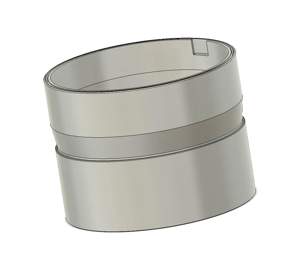 6" Metal Duct to 6" Flex hose by Jonah MakerWorld: Download Free 3D Models