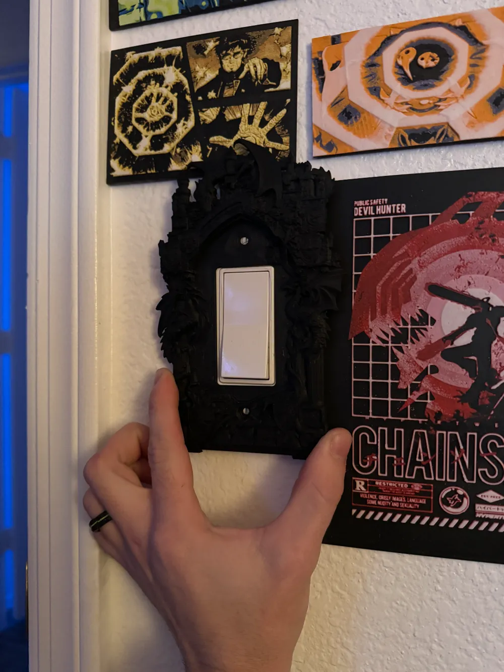 GOT Style Light Switch Cover Remixed by Melted Plastic MakerWorld ...