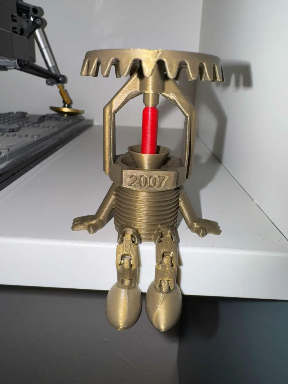 Mr. Sprinkler buddy with articulated legs - Free 3D Print Model ...