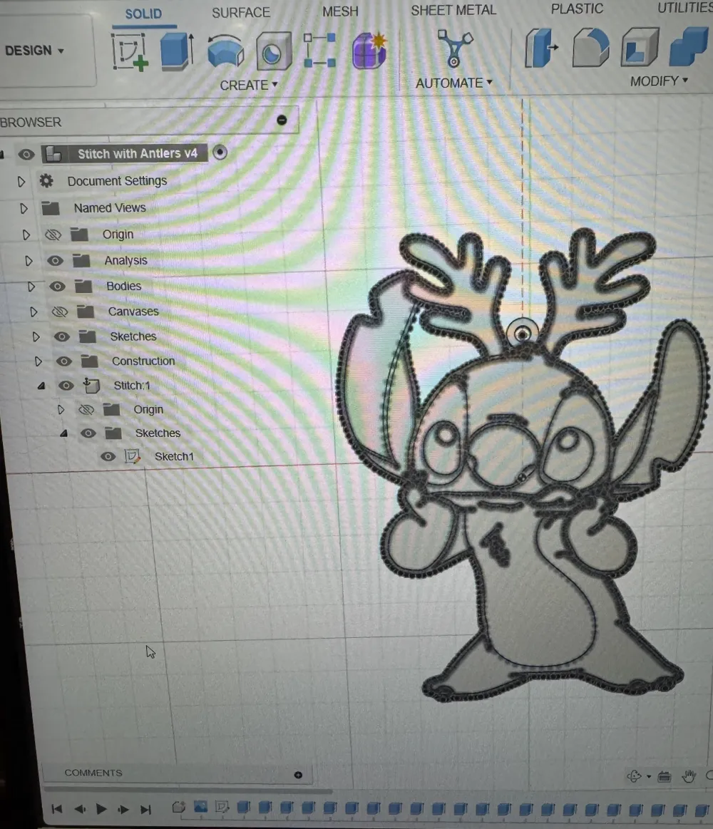 Stitch Ornament by burris300 - MakerWorld