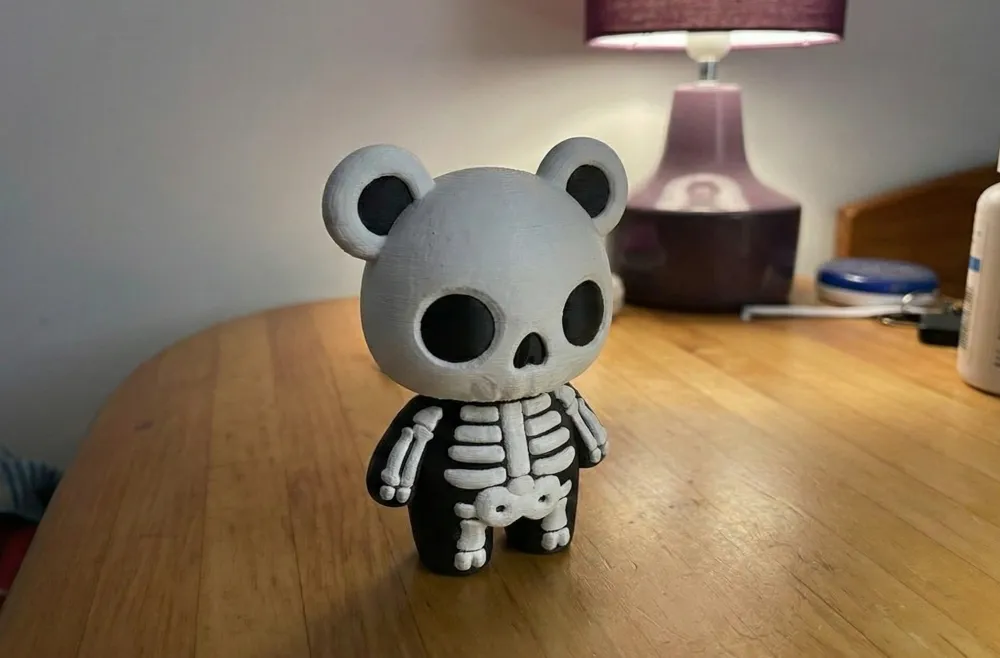 Skeleton Panda Figurine - Free 3D Print Model - MakerWorld