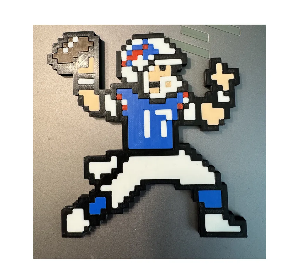 Buffalo Bills Josh Allen Pixel Art JA 17 by Nicou502 MakerWorld ...
