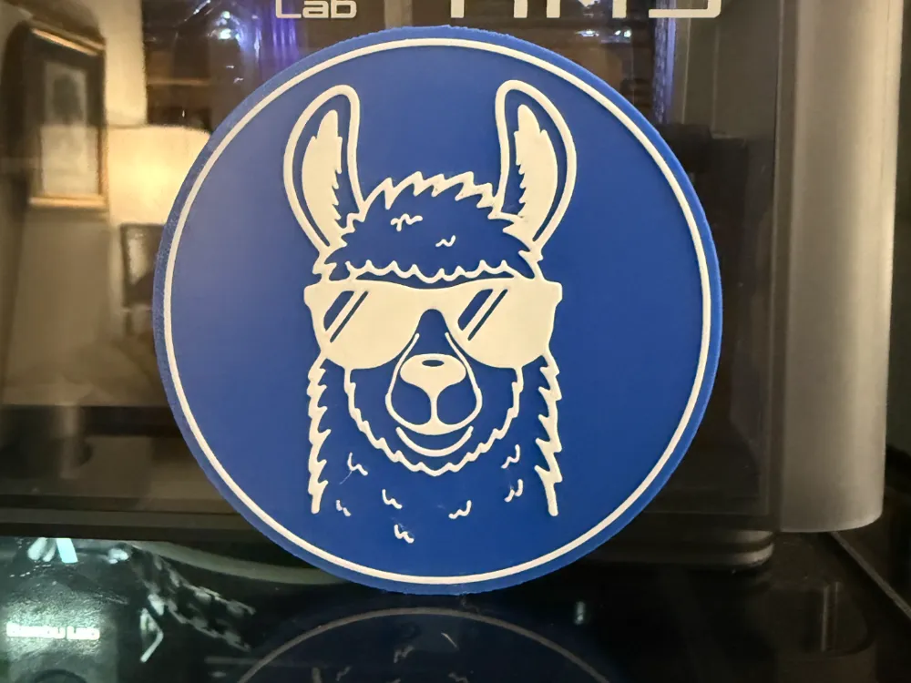 Llama Coaster by 3DPrinting4fun MakerWorld: Download Free 3D Models