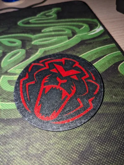 Max Verstappen Lion Coasters by aj3dprops - MakerWorld