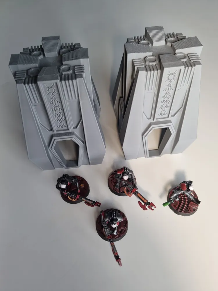 Necron Terrain Building - Free 3D Print Model - MakerWorld