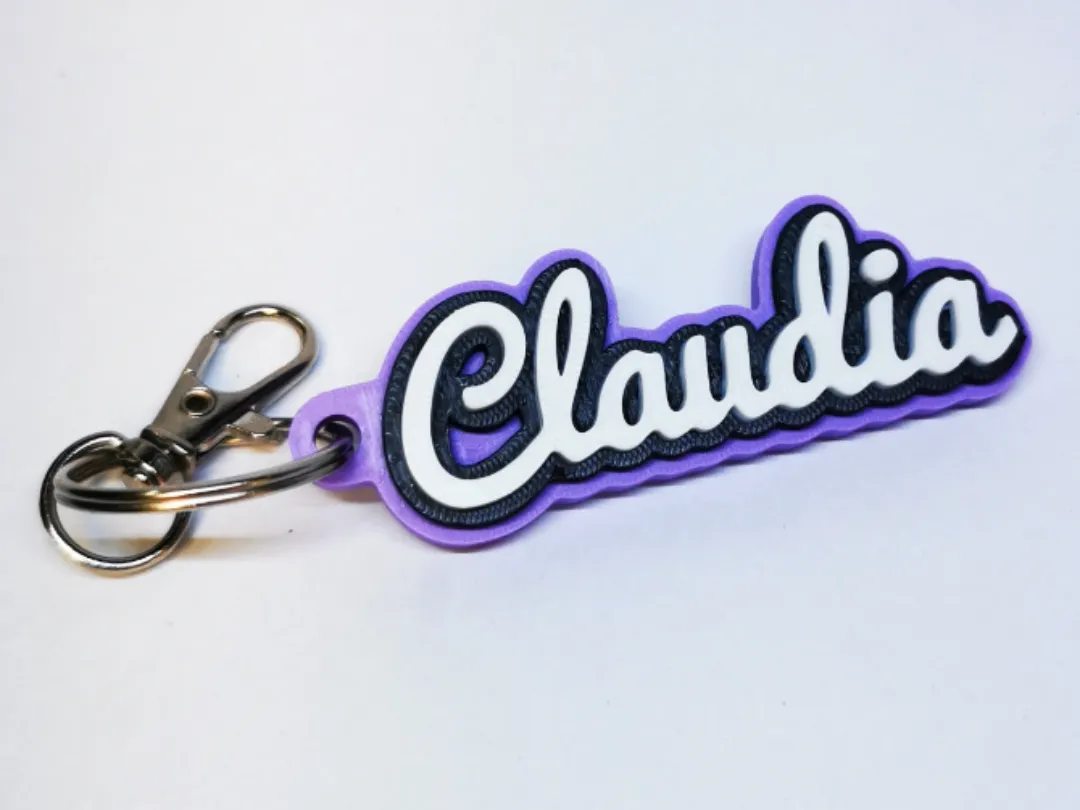 Claudia keychain - Free 3D Print Model - MakerWorld