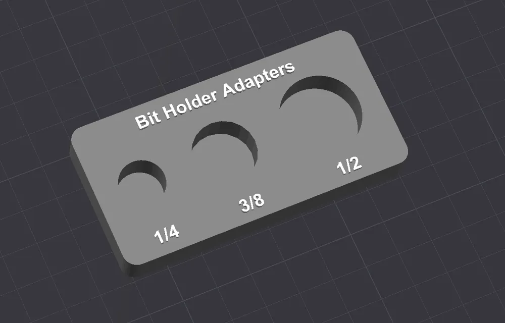 Gridfinity Socket to Hex Bit Adapter Holder by Squirrel Kraft - MakerWorld
