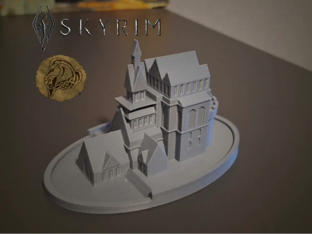 The Elder Scrolls V Skyrim: Whiterun Dragonsreach - Free 3D Print Model ...