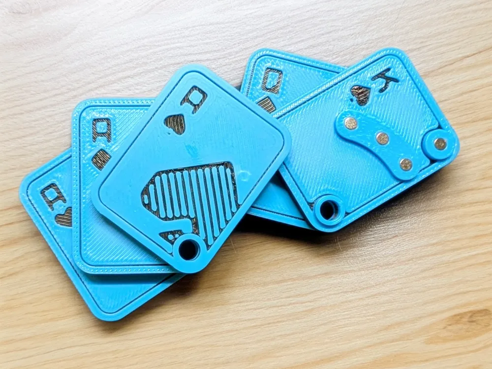 Shuffle AAA / AKQ Modular Fidget Poker Card Slider by CEL Design ...