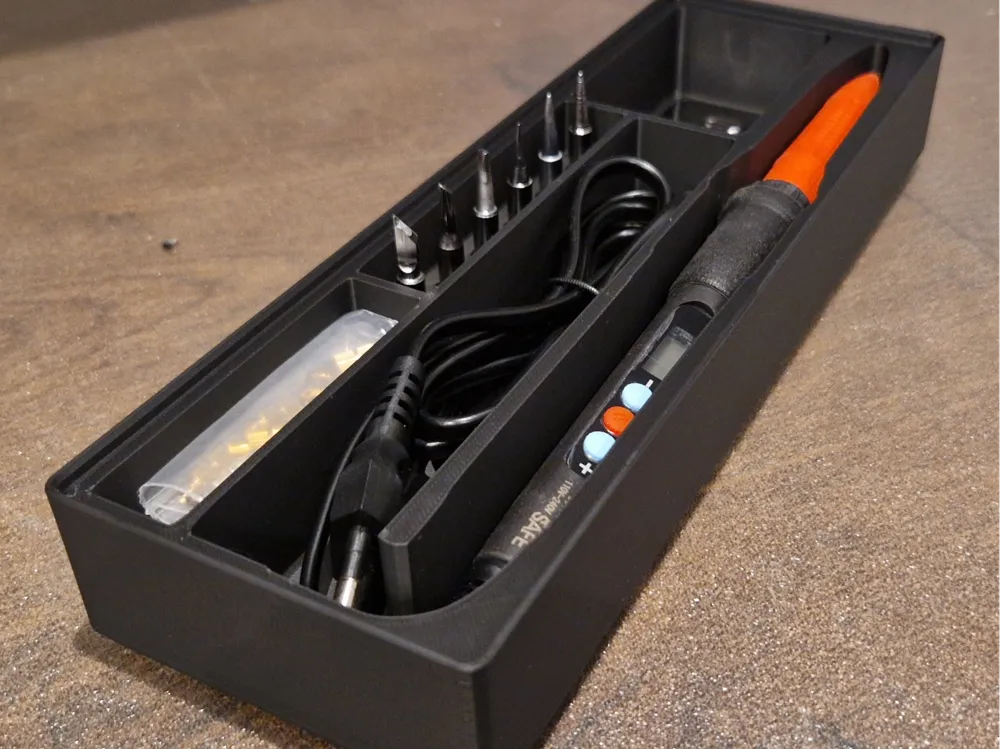 Gridfinity Soldering Iron (thread insert iron) by Bart MakerWorld: Download Free 3D Models