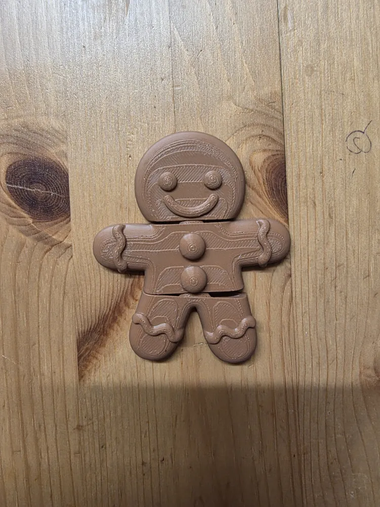 Articulated Gingerbread Man - Free 3D Print Model - MakerWorld