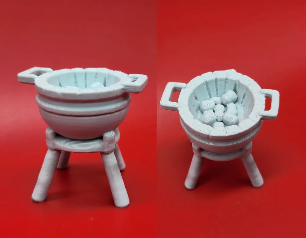 Small Iron Brazier Miniature by Triple G Workshop - MakerWorld