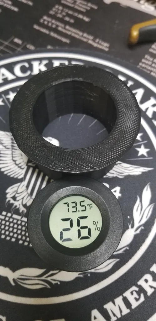 Temp Humidity sensor adapter for spool inserts by Wang Lee - MakerWorld