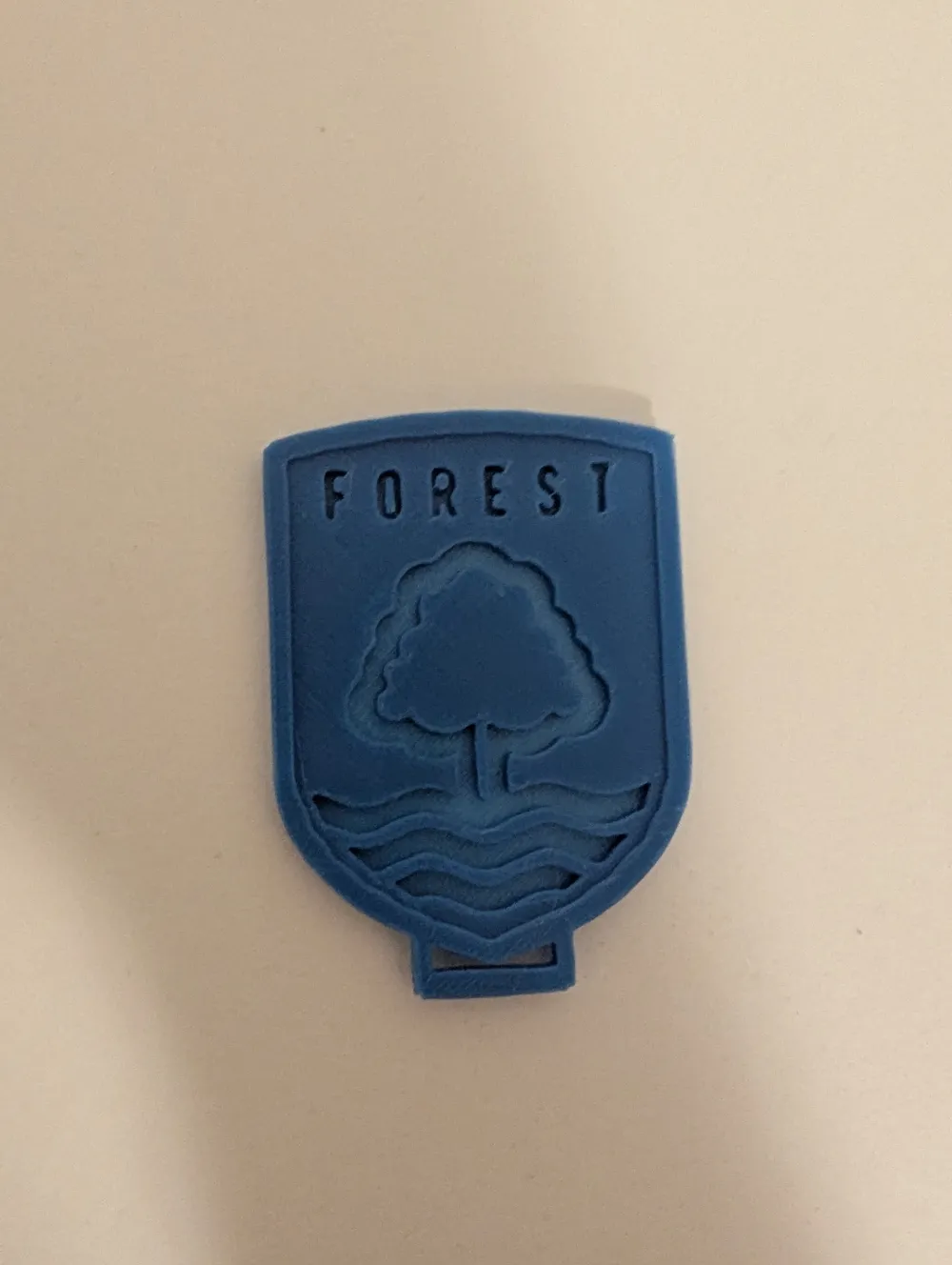 Simple Nottingham Forest Desktop Badge - Free 3D Print Model - MakerWorld