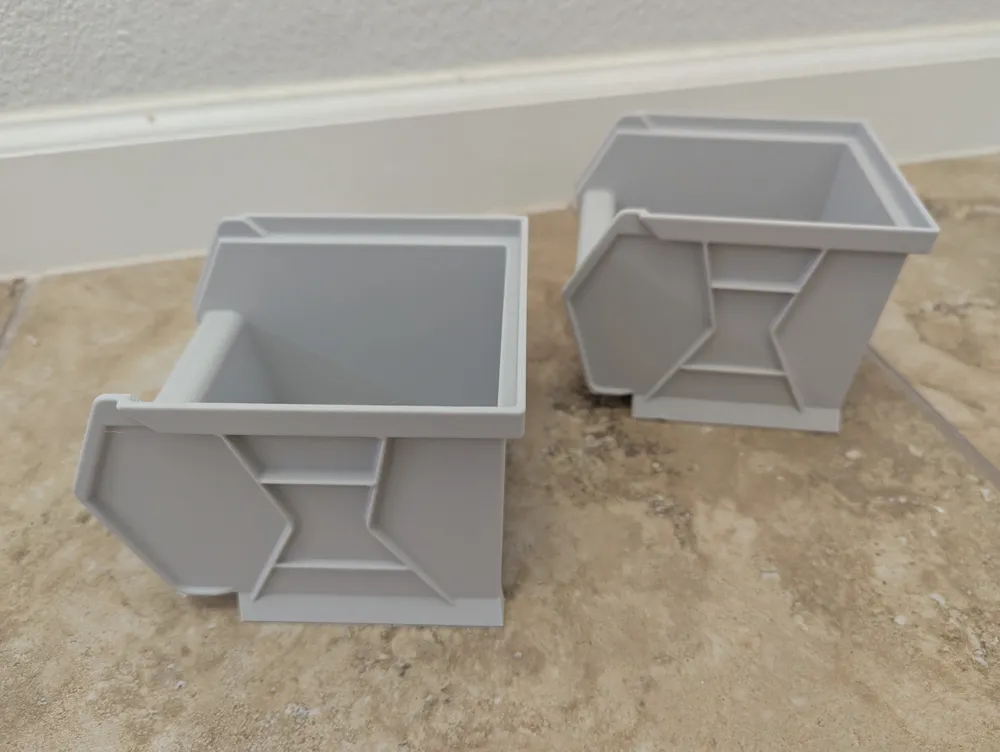 Stackable Bin - Practical Storage - Free 3D Print Model - MakerWorld