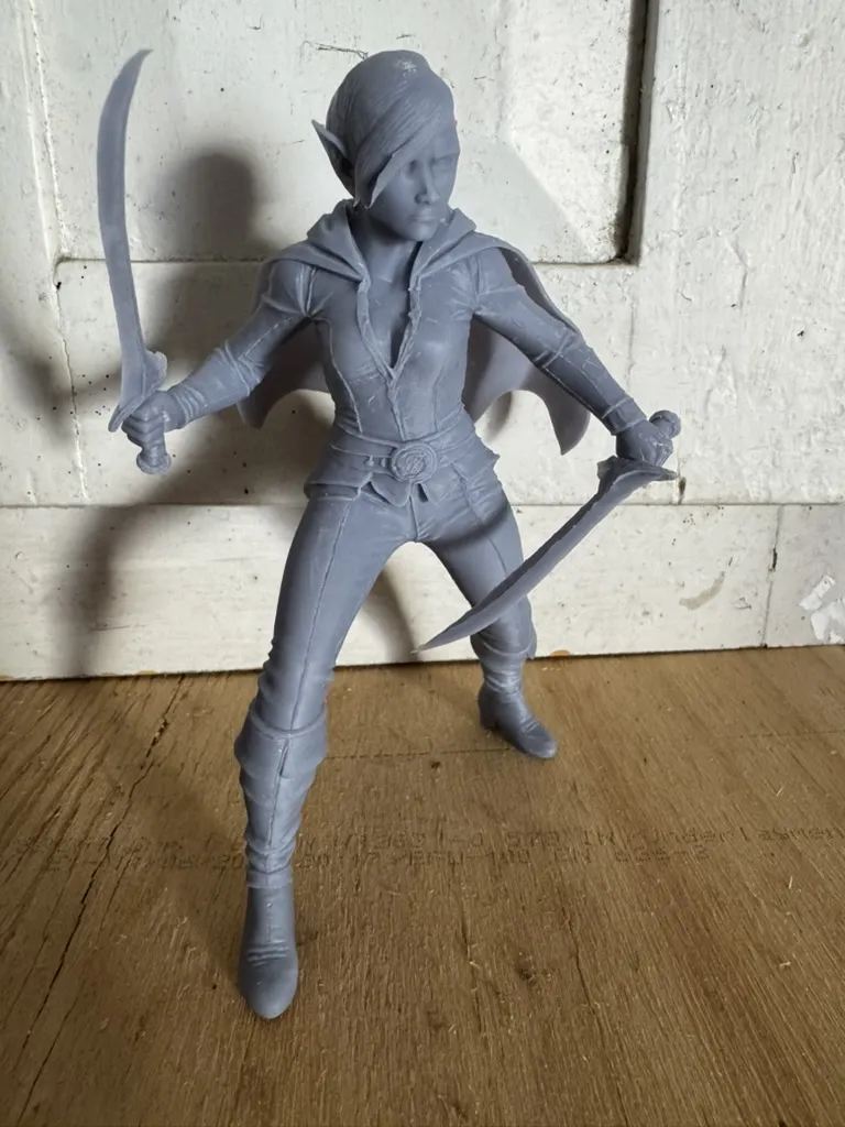 dark elf female thief by michele.montalti MakerWorld: Download Free 3D ...