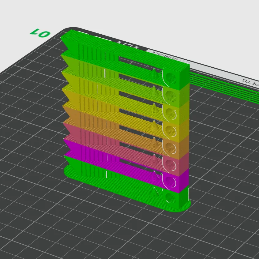 PLA PETG Temp Test Tower - Free 3D Print Model - MakerWorld