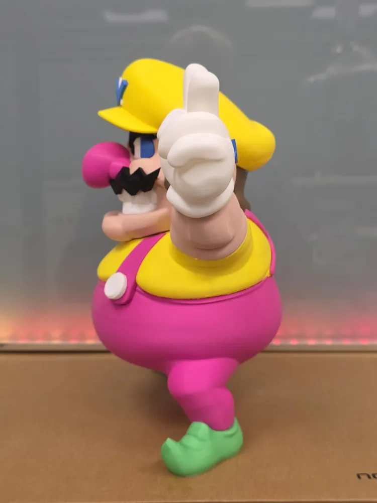 Nintendo's Mario Wario / NO AMS - Free 3D Print Model - MakerWorld