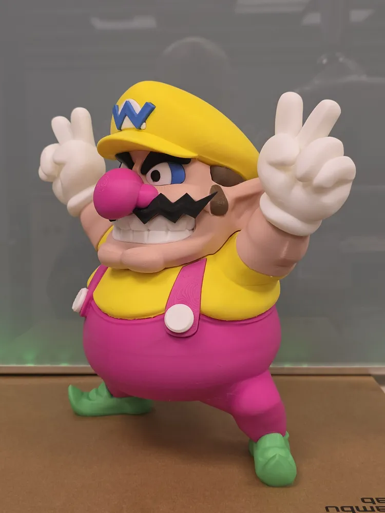 Nintendo's Mario Wario / NO AMS - Free 3D Print Model - MakerWorld