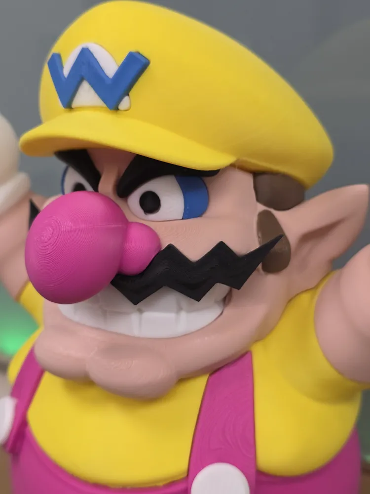 Nintendo's Mario Wario / NO AMS - Free 3D Print Model - MakerWorld