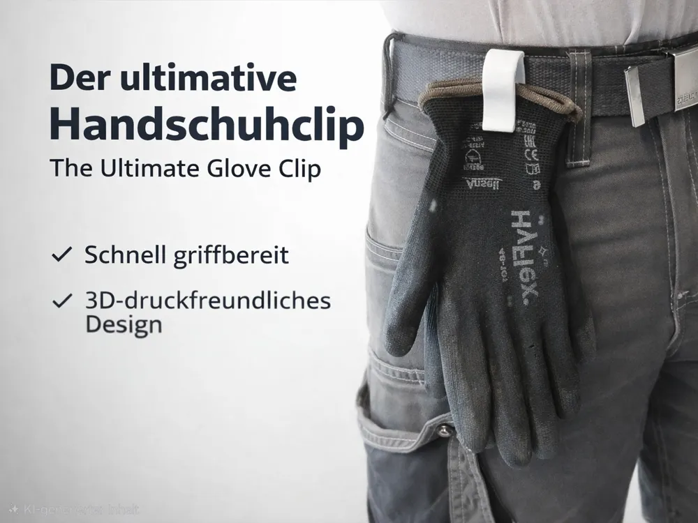 The Ultimate Glove Clip - Free 3D Print Model - MakerWorld