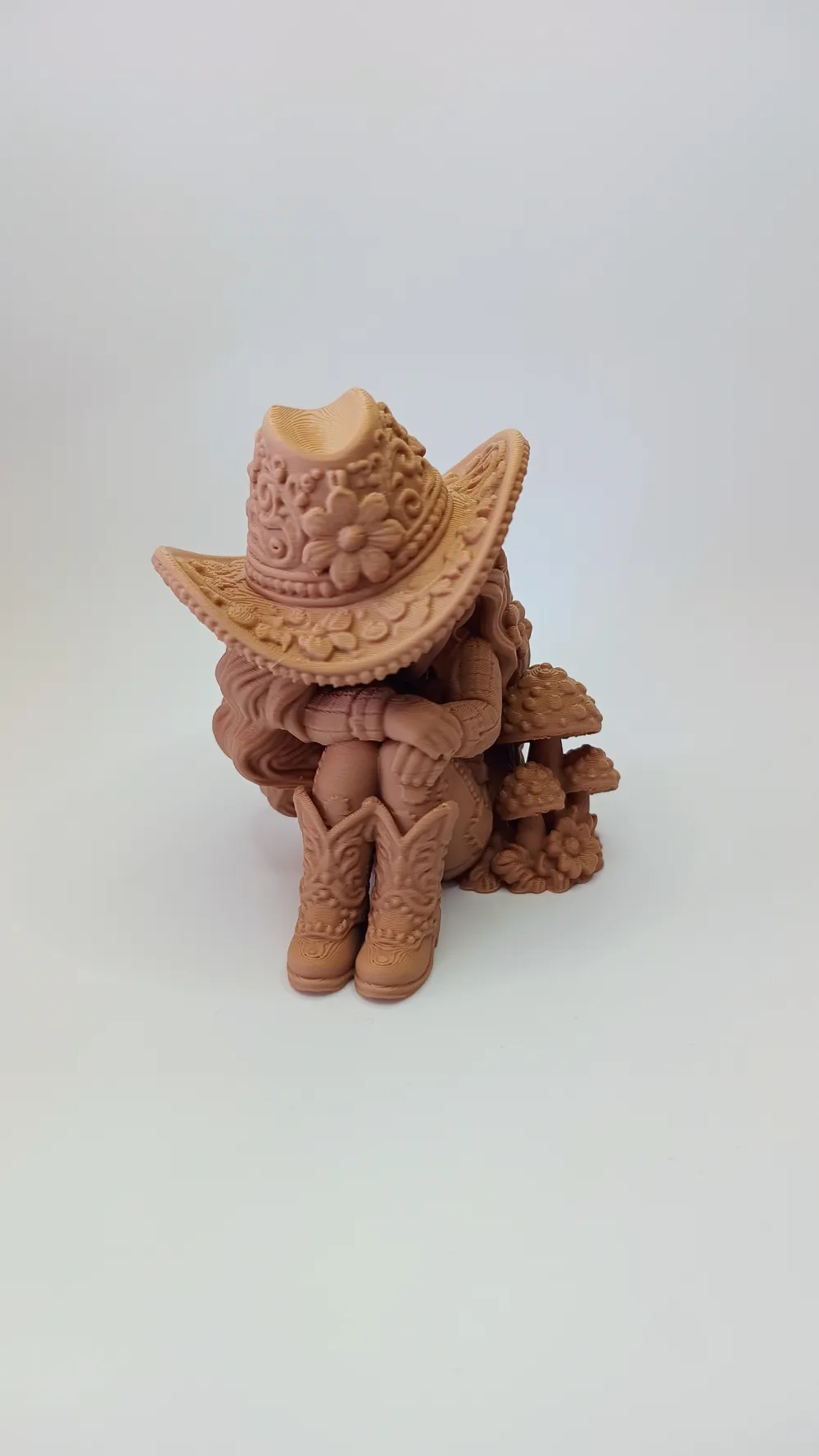 Dreaming Flower Girl in Mushroom Forest - Free 3D Print Model - MakerWorld