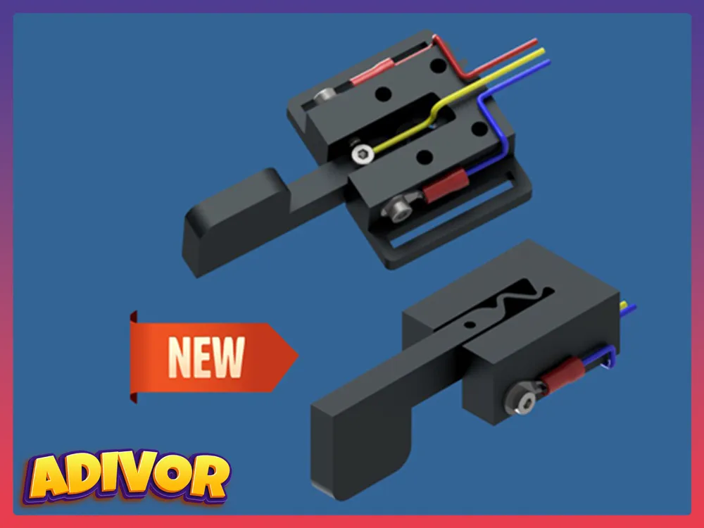 NEW Single Lever Paddle Morse CW print in place - Free 3D Print Model ...