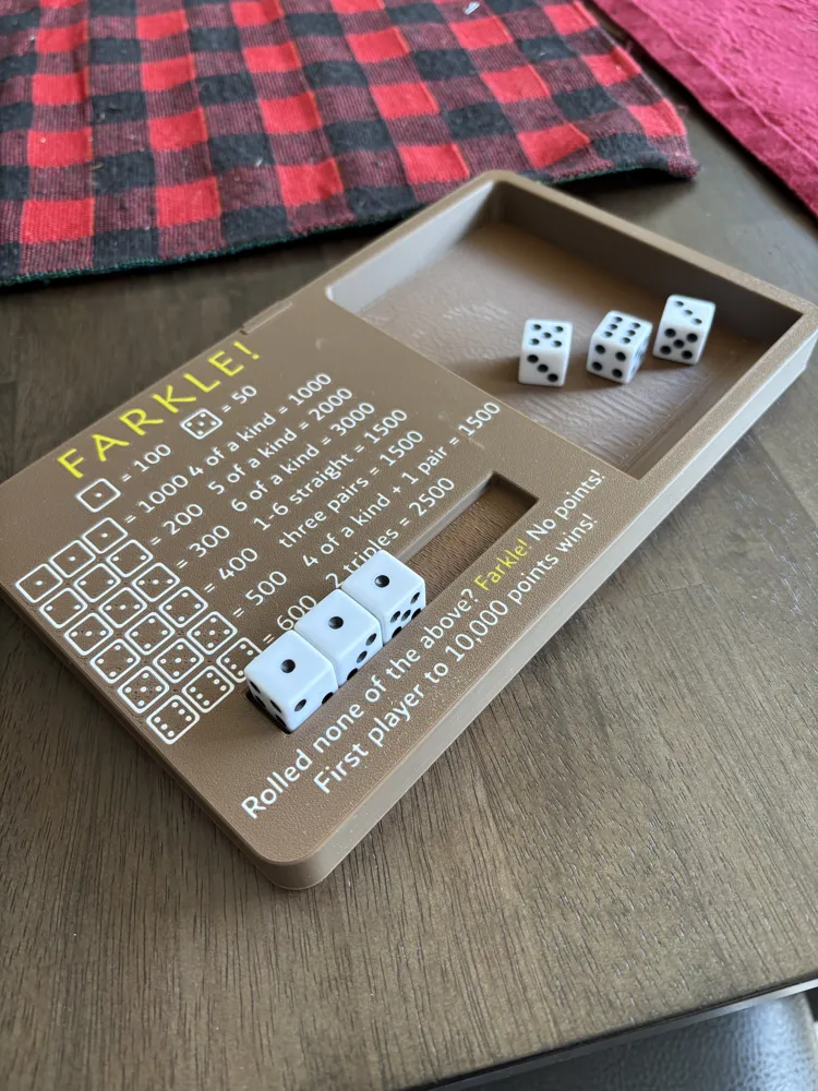 Farkle Dice Game - Free 3D Print Model - MakerWorld