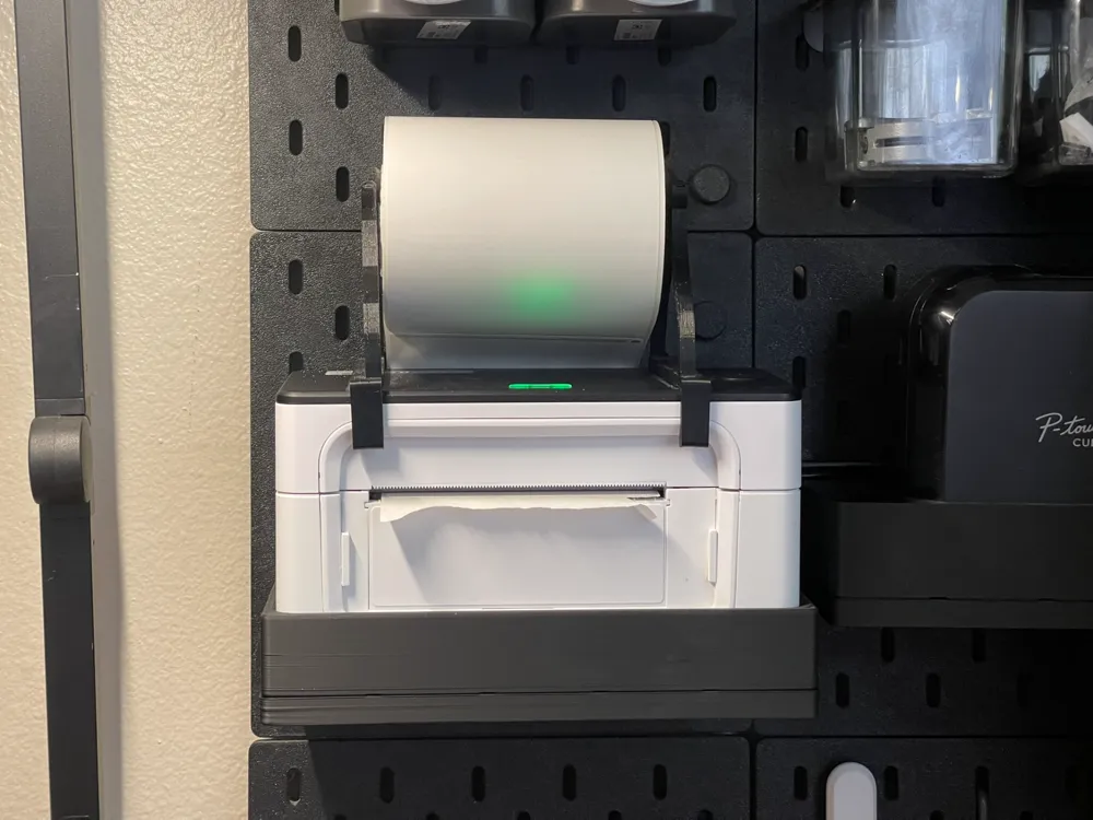 Gridfinity MUNBYN Label Printer Holder by jdwede - MakerWorld