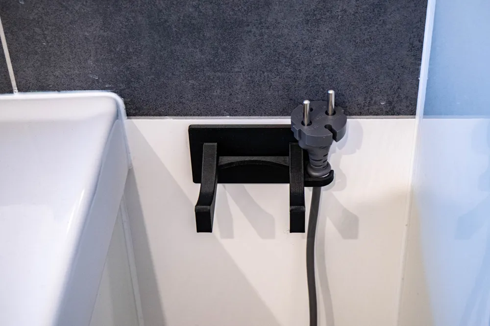 Soporte de pared para secador Dyson con sujetacables - Modelo de ...