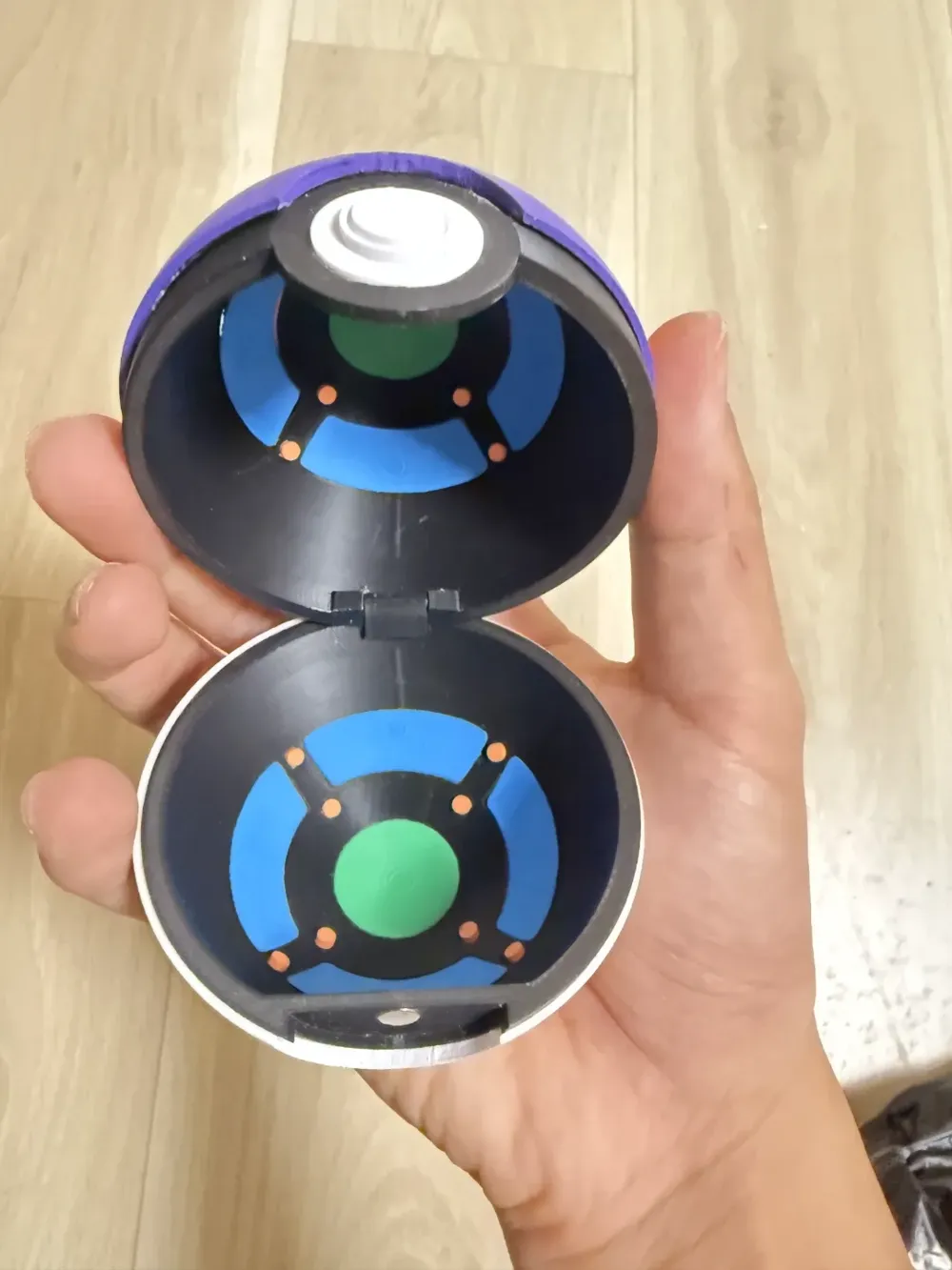 Openable Master Ball, master ball can open - Free 3D Print Model ...