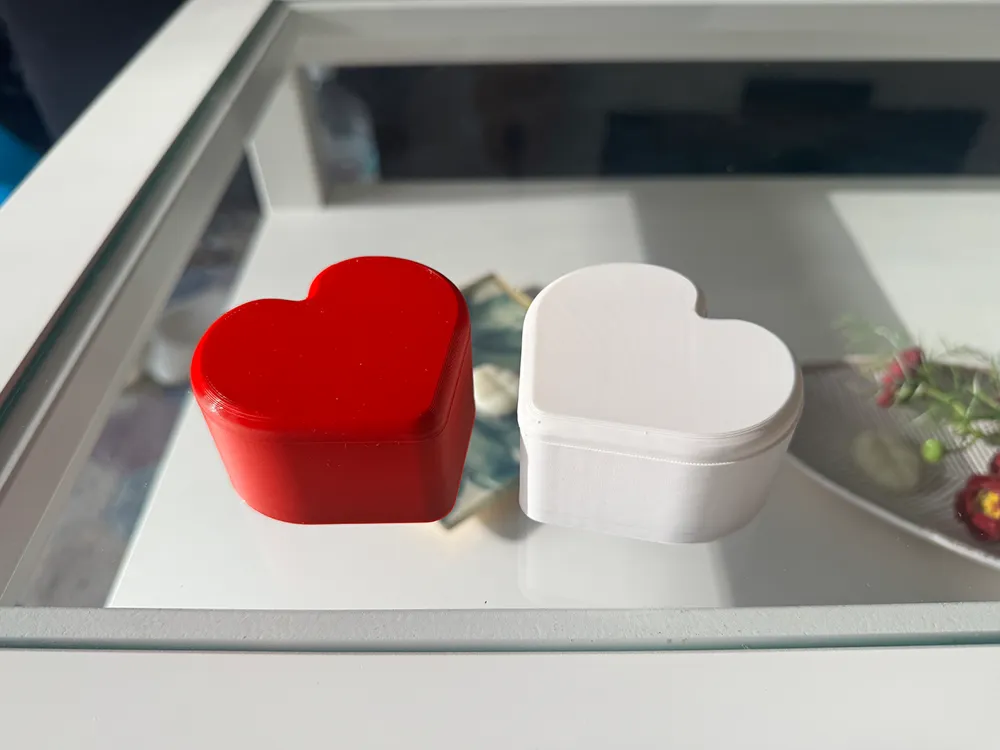 Heart box for Valentines Day | Magnetic Lid - Free 3D Print Model ...