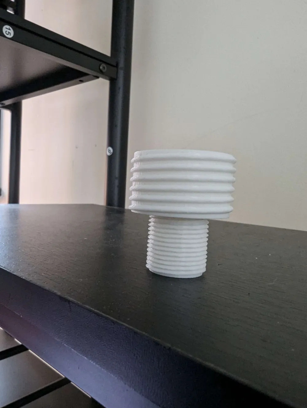 Male 3/4" NPT to Male GL-45 (DIN 168-1) Adapter - Free 3D Print Model ...