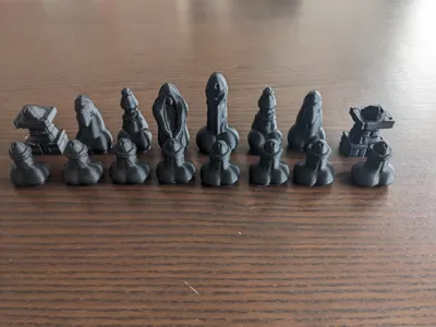 Penis Chess Set Remixed by Team Guapos MakerWorld: Download Free 3D Models