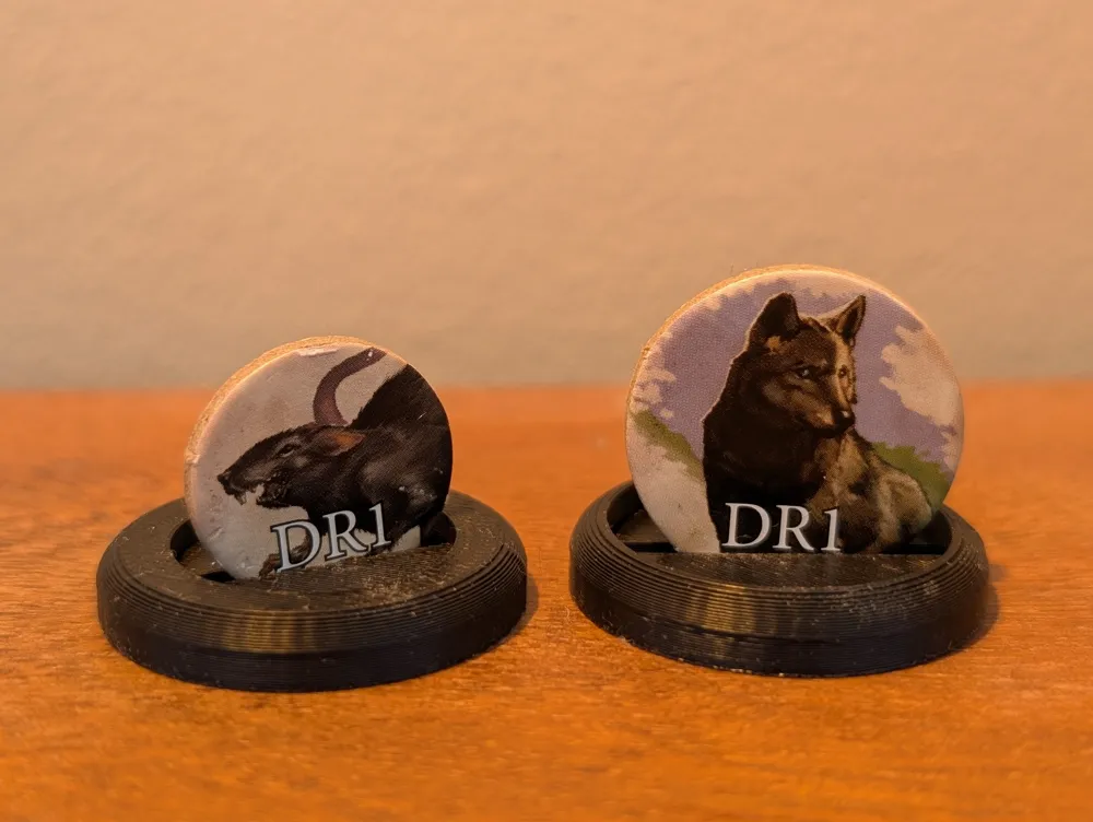 32mm Base & Token Holder - RPG,Tabletop,Boardgame - Free 3D Print Model ...