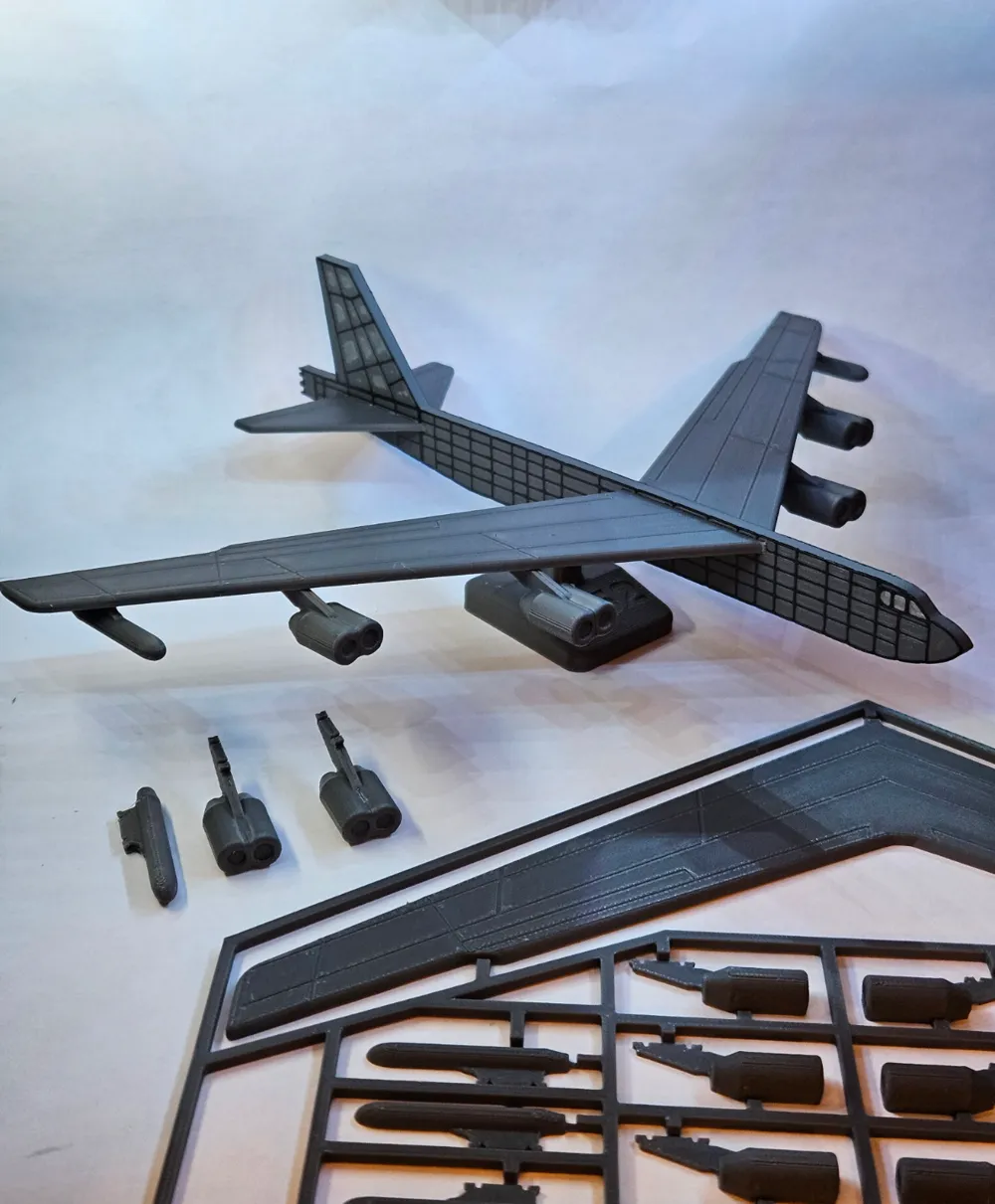B52 Plane Kit Card 2D by planes01 MakerWorld: Download Free 3D Models