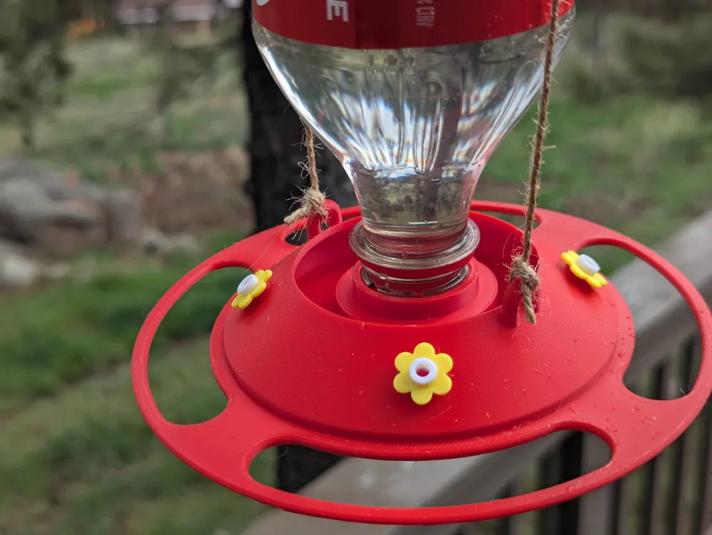 Recycled Hummingbird Feeder - Free 3D Print Model - MakerWorld