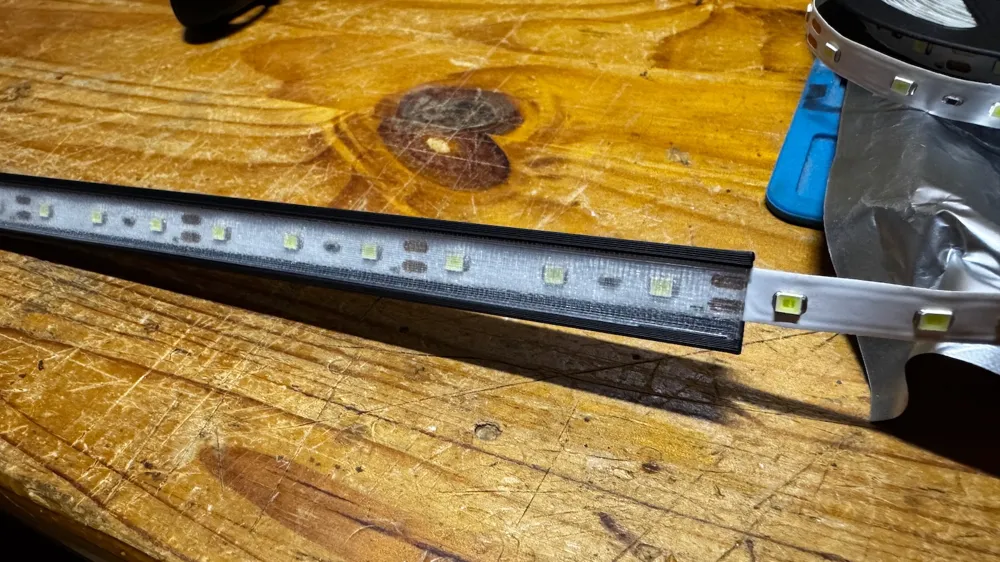 10mm led stripe profile 45 degree - Free 3D Print Model - MakerWorld