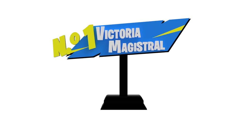 Fortnite Victory Royale Trophy - Free 3D Print Model - MakerWorld