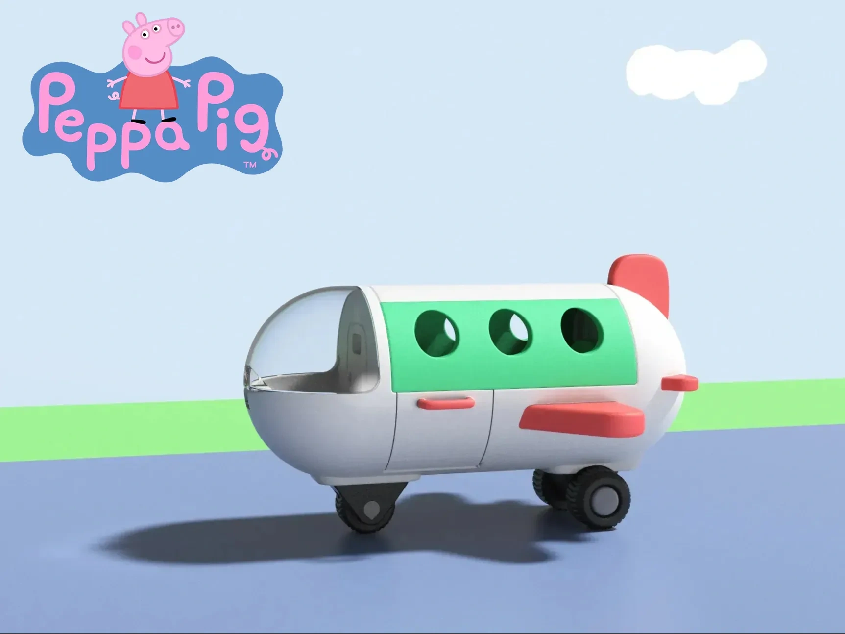 Peppa Pig airplane (Multi-part multicolor) by Magical DoBi MakerWorld ...