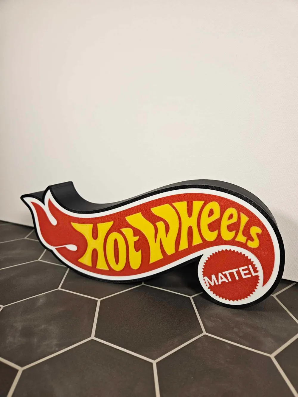1990's Hotwheels Logo Lightbox by ZanderDesignStudio - MakerWorld