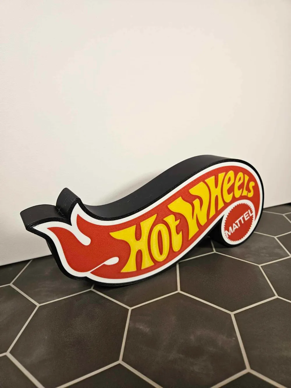1990's Hotwheels Logo Lightbox by ZanderDesignStudio - MakerWorld